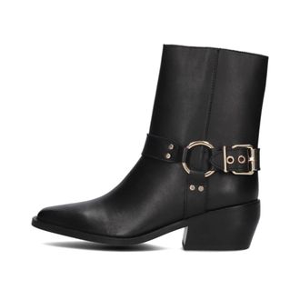 Omoda Schwarze Western Ankle Boots Mexi-14 - - Shoes - Damen - Schwarzk - 37 EU