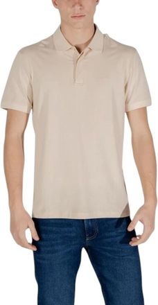 Emporio Armani Homme, Tops, Beige, Taille: 2XL Polo