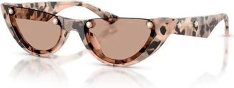 Jimmy Choo London Femme, Accessoires, Brun, Taille: 53 MM Jc5049Hu 508073 Lunettes de soleil