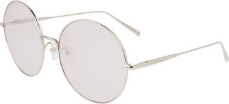 Longchamp Goldene Metall-Sonnenbrille