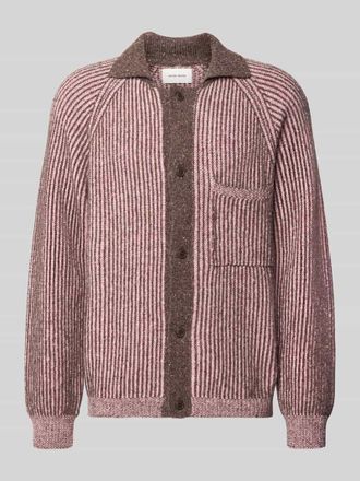 Wood Wood Strickjacke aus Woll-Mix mit Brusttasche Modell Sylvester
