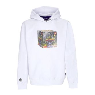 Octopus Wei&szlig;e Blaster Hoodie Langarm-Sweatshirt - - Sweatshirts & Hoodies - Herren - Wei&szlig; - XS