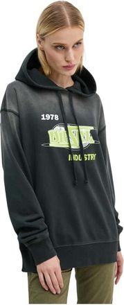 Diesel Damen, Sweatshirts & Hoodies, Schwarzk, XSGr&ouml;&szlig;e