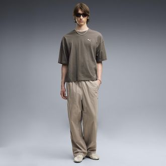 Puma Pantalon tiss&eacute; style charpentier Essentials Homme, Accessoires, Beige, XXL
