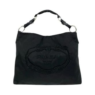 Prada Pre-owned Vintage Boston Schultertasche - - Pre-owned - Damen - Schwarzk - ONE SIZE