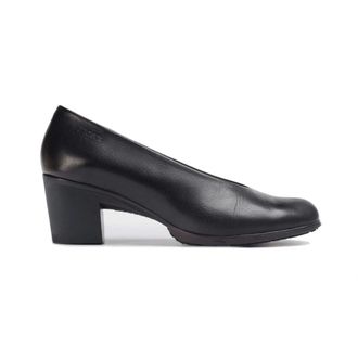 Wonders Schwarzer Lederschuh mit hohem Absatz - - Shoes - Damen - Schwarzk - 41 EU
