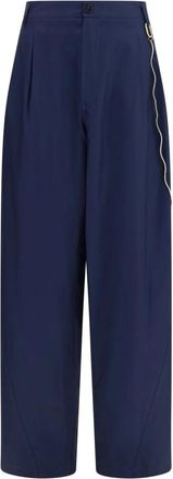 Darkpark Phebe Weite Hose - - Trousers - Damen - Blau - L
