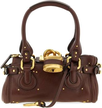 Chlo&eacute; Femme, Sacs, Brun, Taille: ONE Size Small Paddington Shoulder Bag