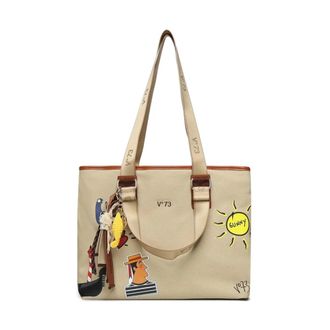 V&deg; 73 Damen, Taschen, Beige, ONE SIZEGr&ouml;&szlig;e