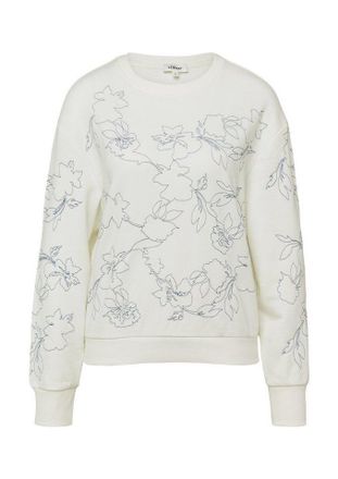 s.Oliver Sweatshirt Sweatshirt Sweatshirt mit Stickerei
