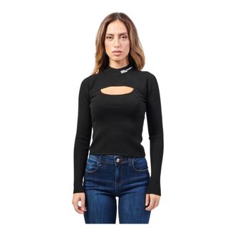 Karl Lagerfeld Femme, Pulls, Noir, Taille: 42 FR Pulls Noirs