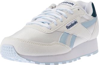 Reebok Damen Rewind Run Sneaker,Ftwr White Feel Good Blue F23 R Hoops Blue F23,42.5 EU