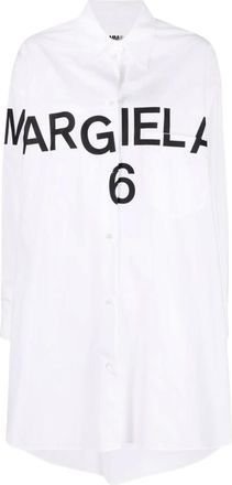 Maison Margiela Femme, Robes, Blanc, Taille: 38 FR Chemise Oversize
