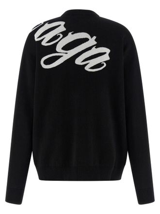 Balenciaga Womens Bicolor Cotton Cardigan Clothing