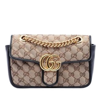 Gucci Pre-owned Flap Shoulder Bag - - Pre-owned - Damen - Beige - ONE SIZE
