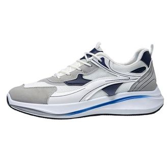 Generic Chaussures de sport respirantes pour hommes : chaussures de sport avec lacets baskets amortissement chaussures de jogging respirantes chaussures de ma