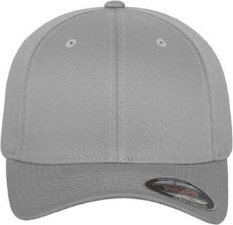 Flexfit Mixte Wooly Combed Baseball Cap, Argent (Silver), XS-S EU