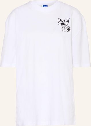 HUGO BOSS Hugo Oversized-Shirt weiss