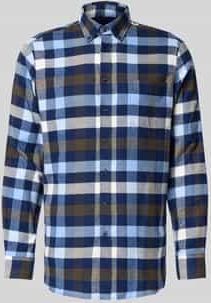 Christian Berg Regular Fit Freizeithemd aus Bio-Baumwoll-Mix