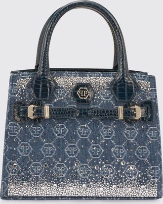 Philipp Plein Sac &agrave; Main Femme couleur Turquoise