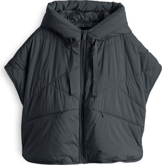 someday Damen Weste | VENKARA Loose wattierte Steppweste mit Diamond Quilting steel blue, S