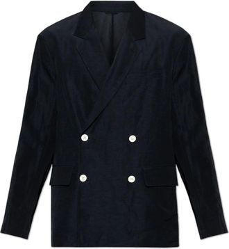 Emporio Armani Homme, Vestes, Noir, Taille: L Blazer crois&eacute;