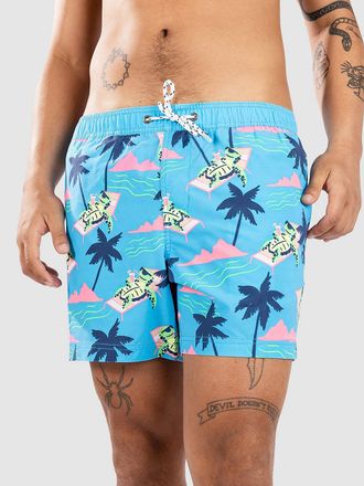 Party Pants Slow Chill Prty Str Boardshorts cyan
