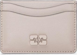 Ganni Porte-cartes gris Bou - Pour Femme