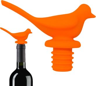 Generic Weinverschluss aus Silikon, Weinflaschenverschluss f&uuml;r V&ouml;gel | Flaschenversiegelung f&uuml;r Vogelgetr&auml;nke,Wiederverwendbare Frischhaltekonservierer, Bier 