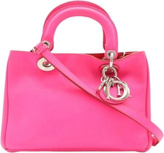 Dior Pre-owned Diorissimo Leather 2way Bag - Femme - Pre-owned - Rose - Taille: ONE Size
