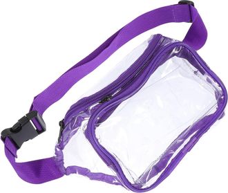 Hemobllo Outdoor H&uuml;fttasche aus PVC Transparente Sport Handy G&uuml;rteltasche f&uuml;r Damen und Herren Multifunktionale Bauchtasche zum Wandern Laufen und Radfahren