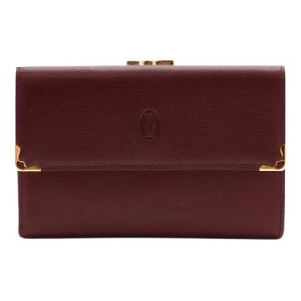 Cartier Portefeuille Pre-owned (tri-fold) - Femme - Pre-owned - Rouge - Taille: ONE Size