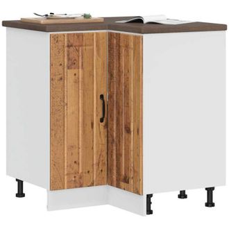 vidaXL Armoire dangle de cuisine Lucca vieux bois bois ding&eacute;nierie Vidaxl