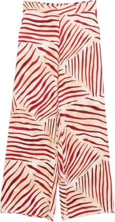 Clips Femme, Pantalons, Rouge, Taille: 40 FR Wide Pantalons