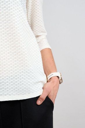 Seidel Moden 3/4-Arm-Shirt Shirt mit Struktur - Viskose/Stretch - MADE IN GERMANY