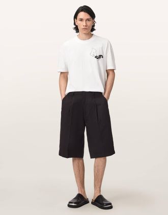 AllSaints Castro - Shorts in Schwarz