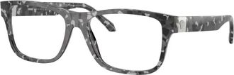 Versace Homme, Accessoires, Gris, Taille: 56 MM Ve3380 Eyeglasses