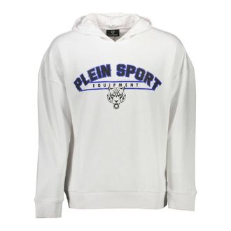Plein Sport Homme, Sweatshirts et sweats &agrave; capuche, Blanc, Taille: XL Sweat &agrave; Capuche Blanc Manches Longues