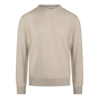 MC2 Saint Barth Pull Regent &agrave; col rond - Homme - Pulls - Beige - Taille: L