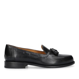 Heinrich Dinkelacker Slipper & Pantoletten - Loafer Wien Plain Tassel NP - Gr. 40,5 (EU) - in Schwarz - f&uuml;r Damen