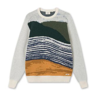 For&eacute;t Rundhals-Strickwege - - Knitwear - Herren - Beige - XL