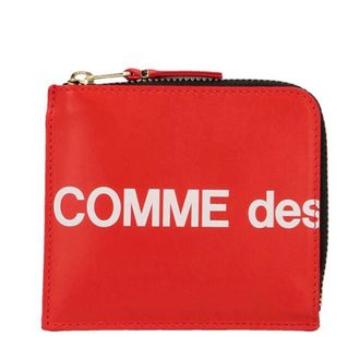 Comme Des Gar&ccedil;ons Huge Logo Wallet - - Accessories - Damen - Rot - ONE SIZE