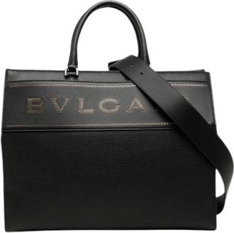 Bulgari Pre-owned Vintage Satchel - Femme - Pre-owned - Noir - Taille: ONE Size