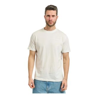 John Richmond Homme, Tops, Blanc, Taille: S Basic Crew Neck T-shirt