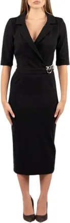 Pinko Pinko, Femme, Robes, Noir, Taille: 40 FR Arnebia Dress