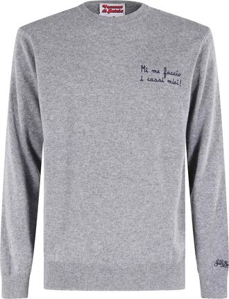 MC2 Saint Barth pull Heron à col rond - Gris