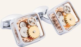 Tateossian Tateossian Manschettenkn&ouml;pfe Square Gear silber