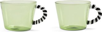 &Klevering Tasses en verre Duet - Set de 2 &Klevering