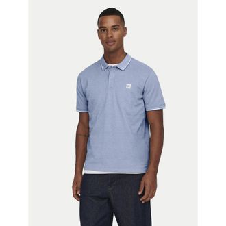 Only & Sons Poloshirt Fletcher 22024827 Himmelblau Regular Fit