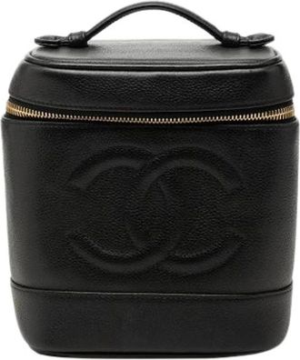 Chanel Sac Vanity Pre-owned - Femme - Pre-owned - Noir - Taille: ONE Size